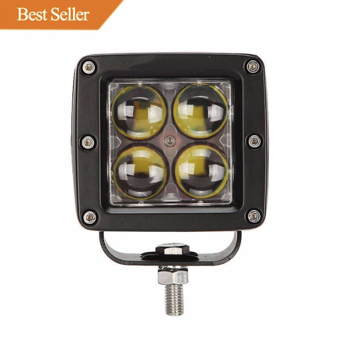 Single 3 inch 20W Philips Square Off Road LED Fog Light — Rugged LED Supply